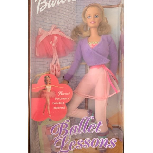 Mattel | Toys | 999 Mattel Barbie Ballet Lessons Toe Shoes Leotard ...